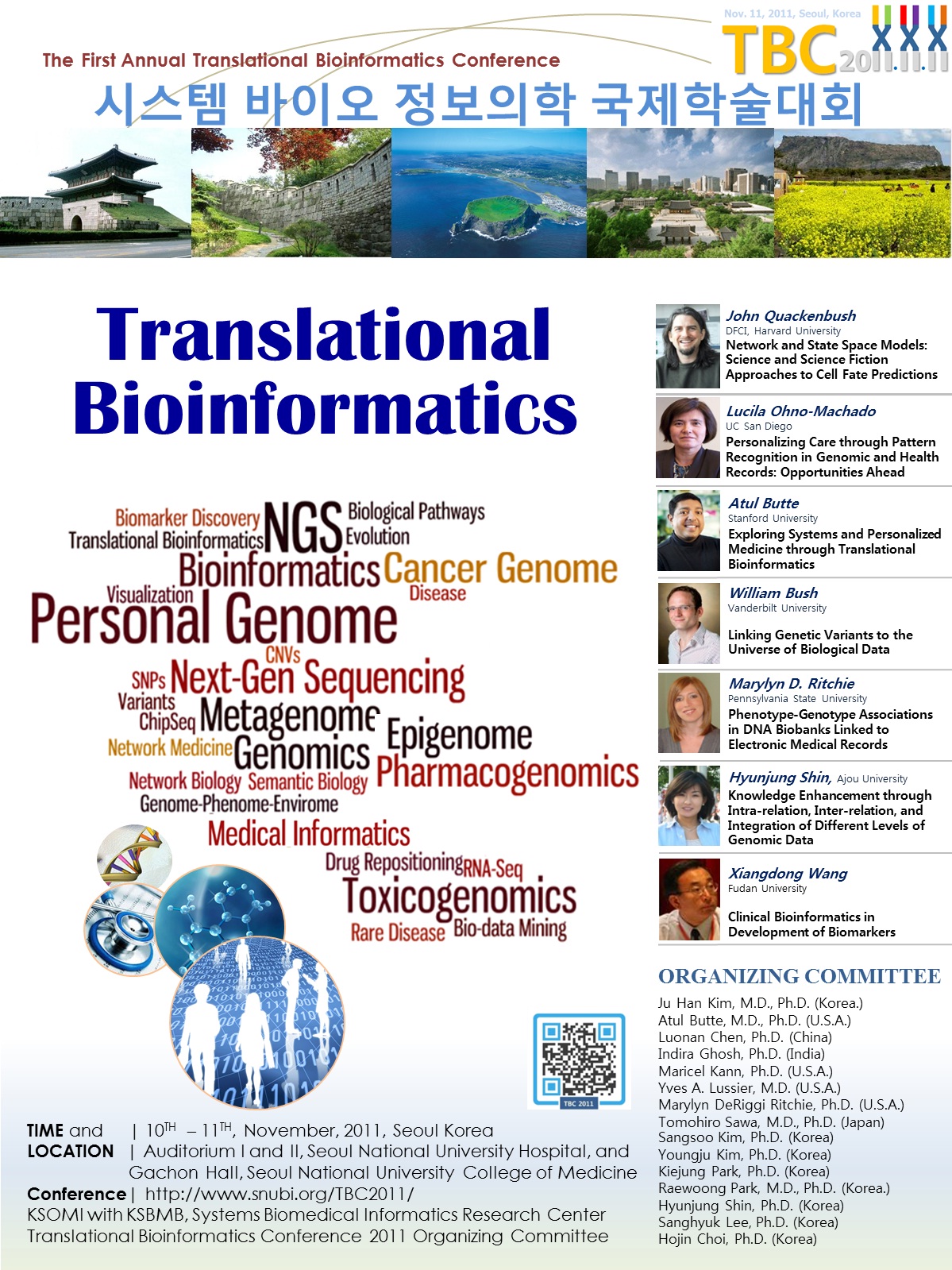 TBC 2012: Translational Bioinformatics Conference